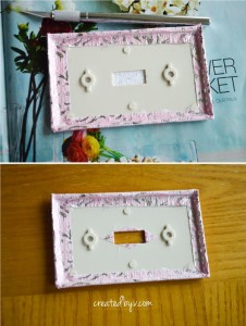 DIY Decorative Switch Plates & Outlet Covers - created by v.