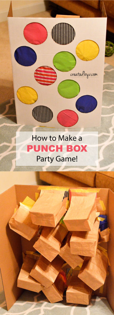 How to Make a Punch Box Party Game - created by v.