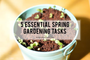 5 Essential Spring Gardening Tasks + Giveaway - created by v.